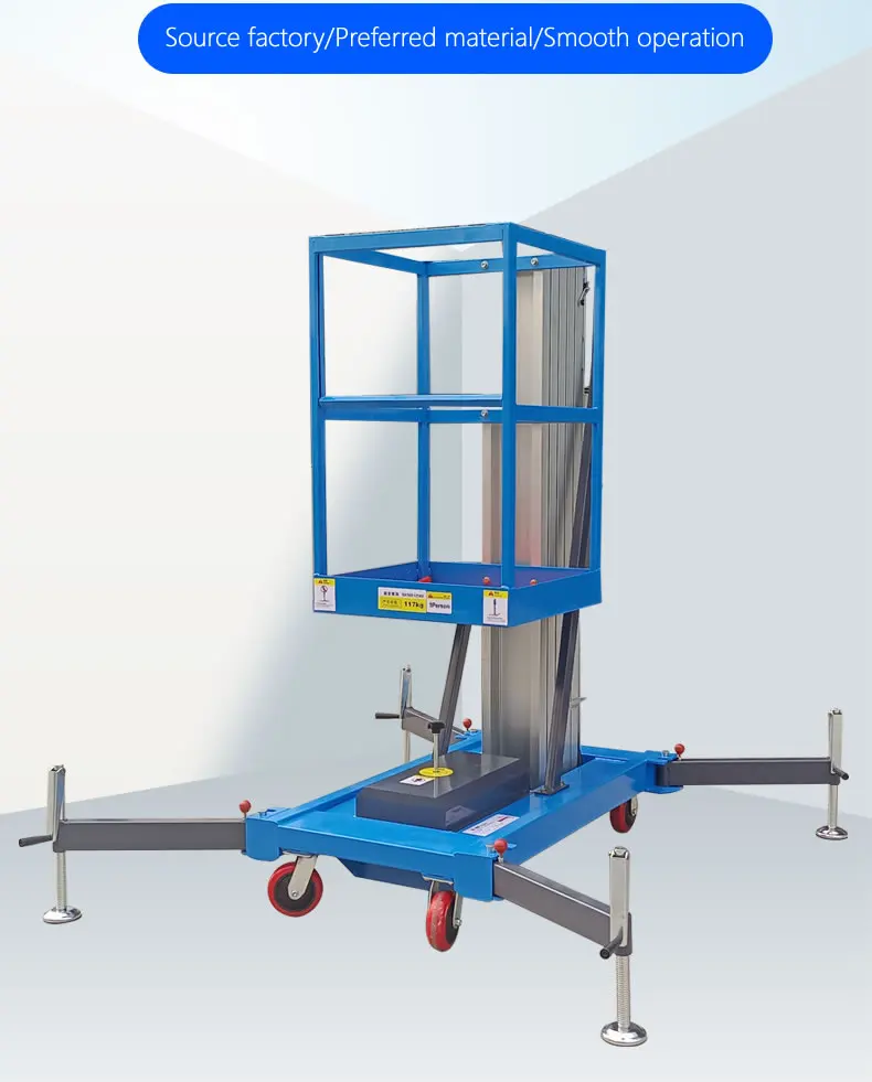 Aluminium Electric Lift Tables Vertical Lifting Platform Hydraulic ...