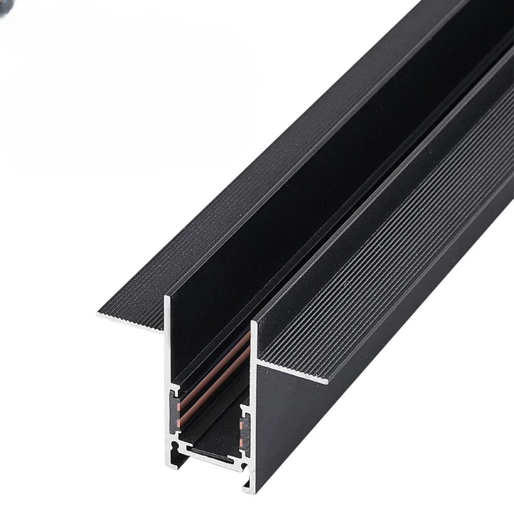 Indoor Lighting Ceiling Embedded Led Adjustable Track Light Rail Cob ...