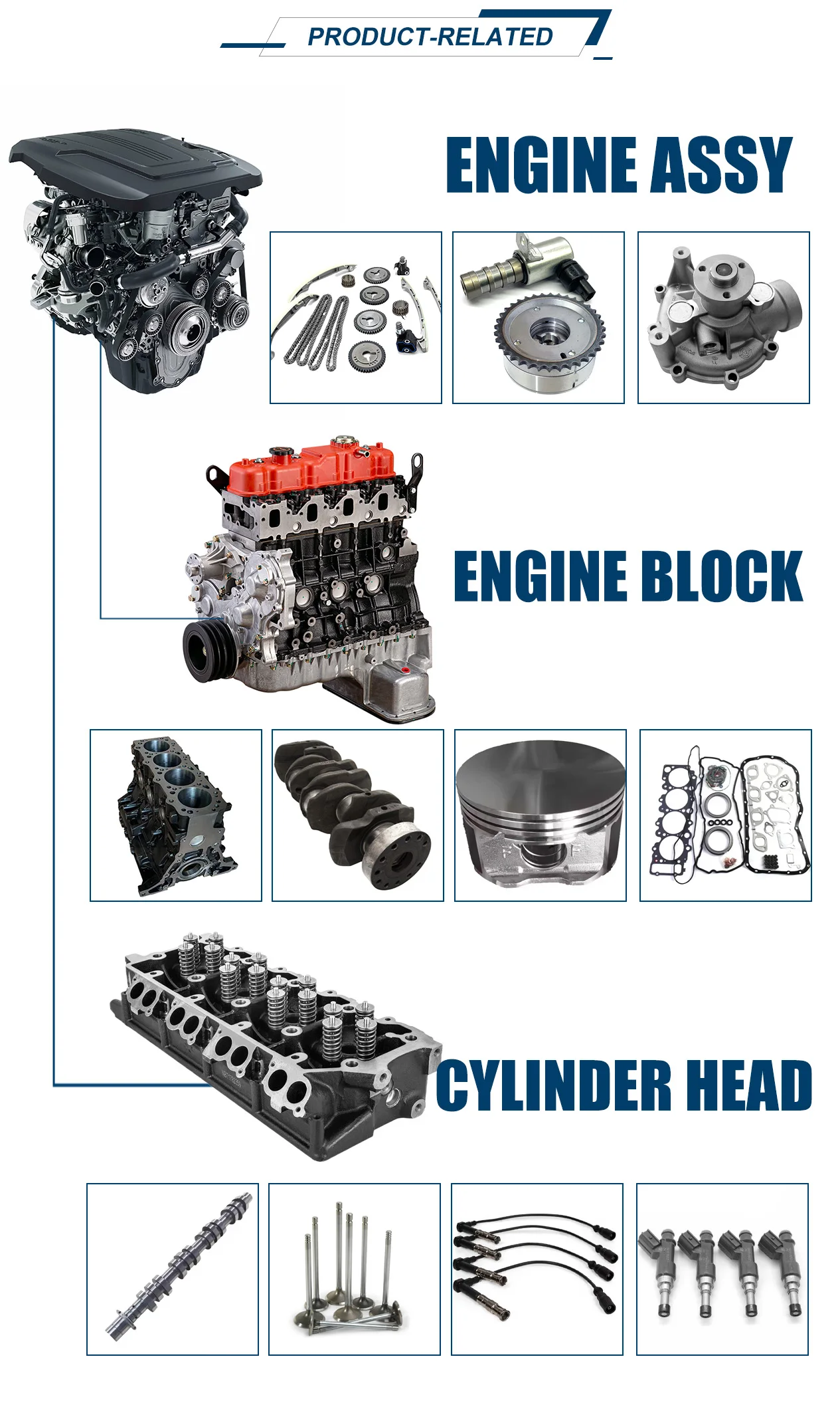 For Toyota HIACE HILUX FORTUNER INNOVA TACOMA 2TR Engine Long Block ...