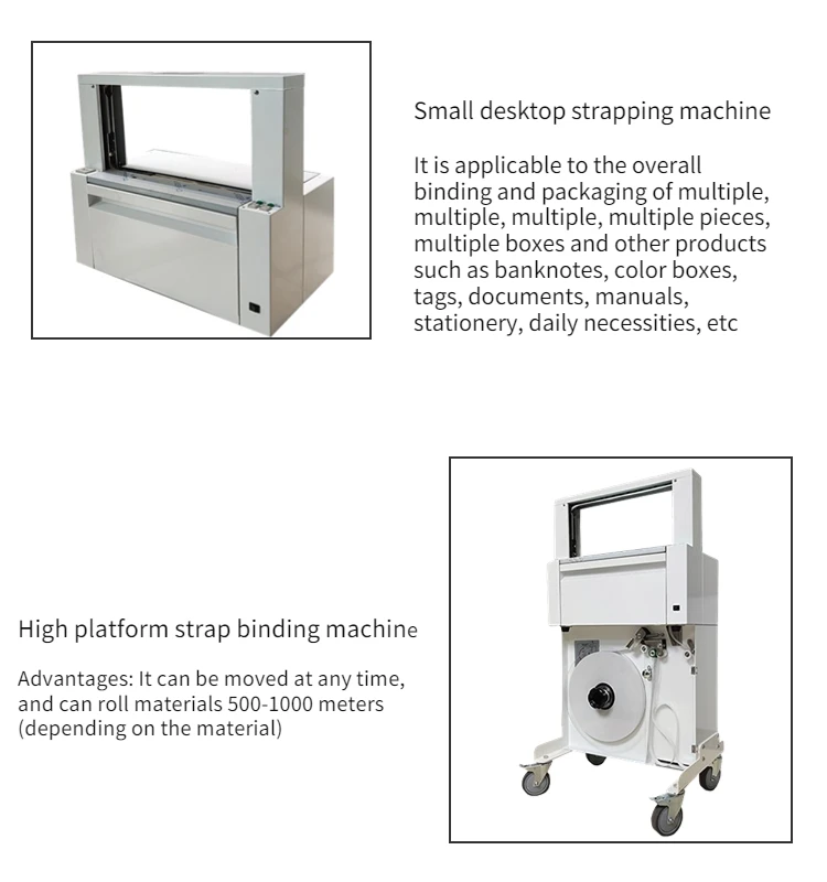 Carton Strapping Machine /automatic Banding Machine For Paper Tape ...