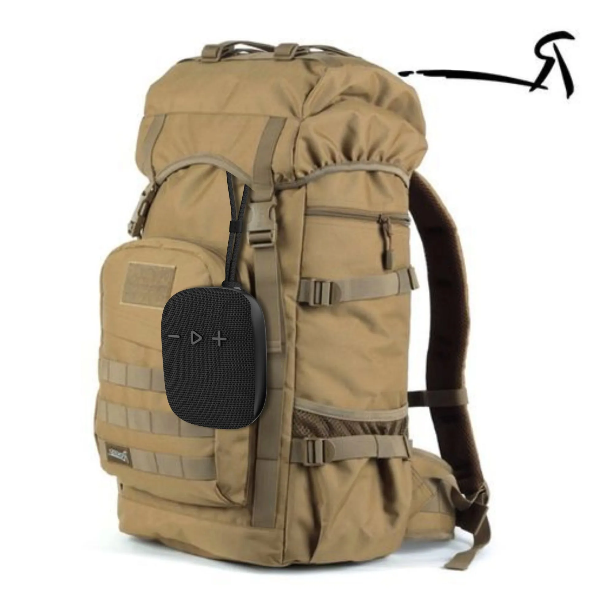 Outdoor Cycling Speaker Bicycle Clip Speaker,Fabric Waterproof Wireless ...