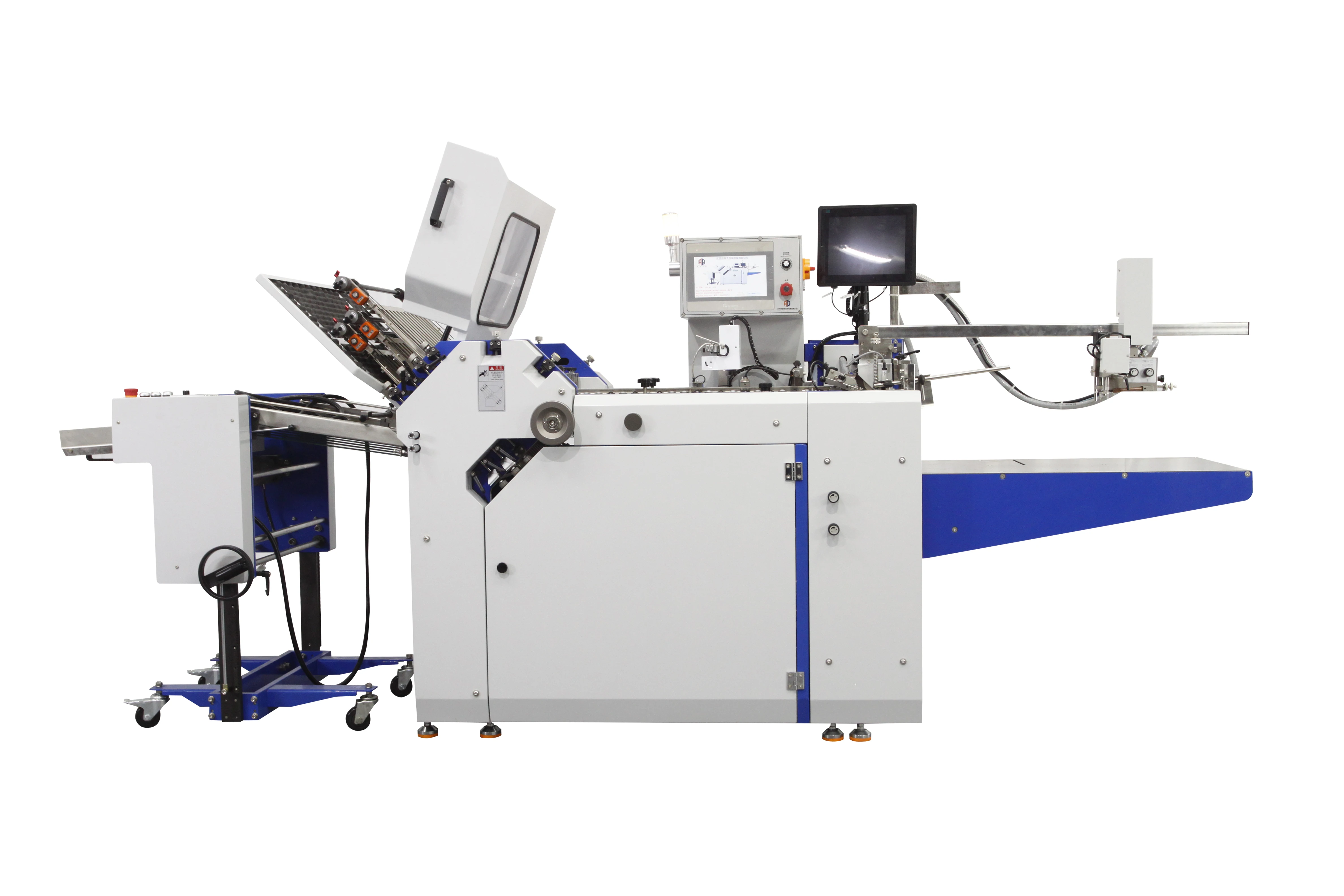 Commercial Use Documents Manual Leaflet Digital Paper Folding Machine ...