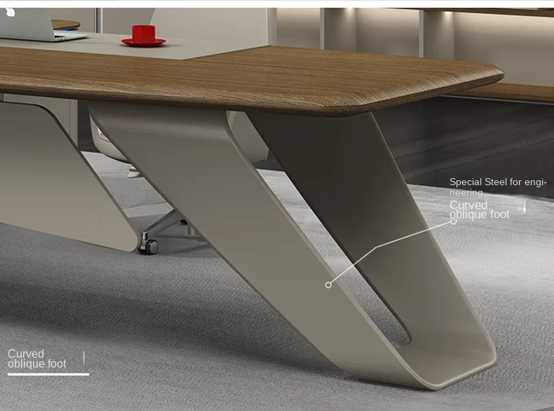 Oficina MDF Luxury Executive Office Table CEO Office Furniture ...