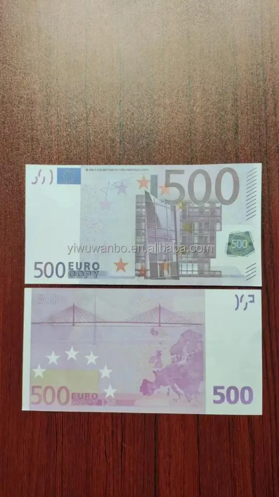 Movie Prop Euro Bank Ancestor Money Notes Party Novelties
