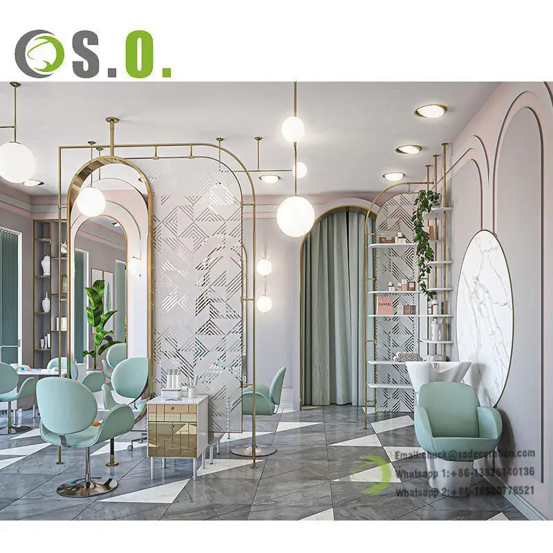Barber Shop Interior Design Professional Barber Shop Furniture Set ...