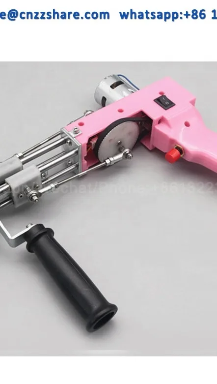 Carpet Hand Rug Tufting Machine Pneumatic Turfing Gun 2 In 1 Semi ...