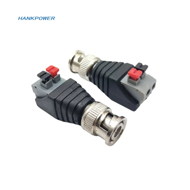 Bnc Female Cctv Video Solderless Connector For Camera Tv Adapter Plug ...