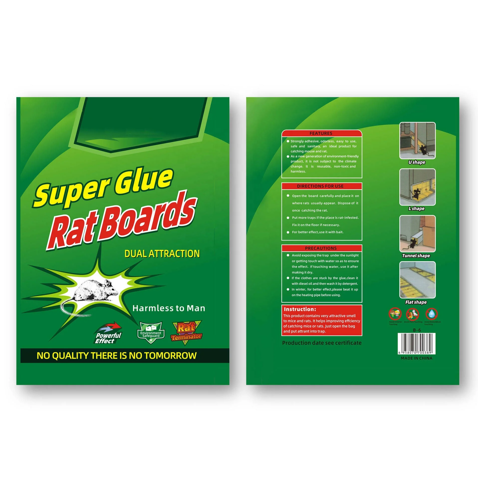 Custom Rat Killer - Sticky Mouse Traps for Effective Pest Control