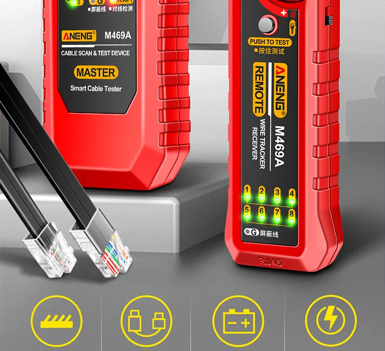 RJ11 RJ45 Power Multi Cable Tester - Reliable Network Solutions