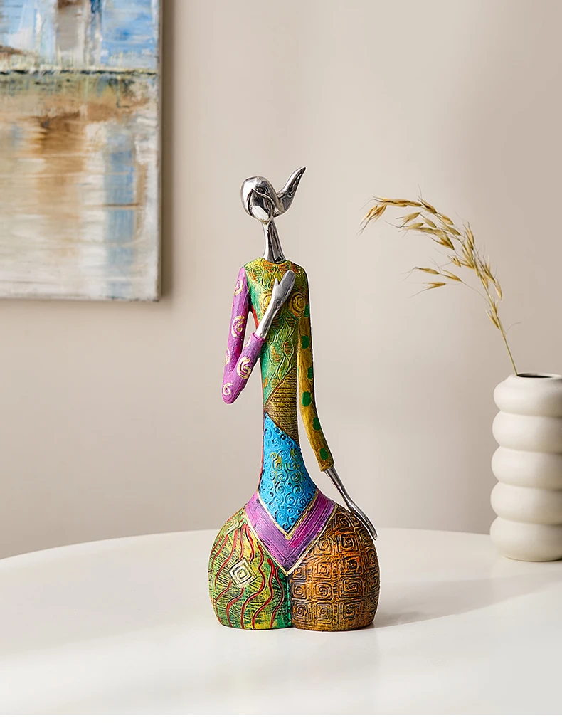 Modern Home Design Resin Statue - Abstract Art Ornament