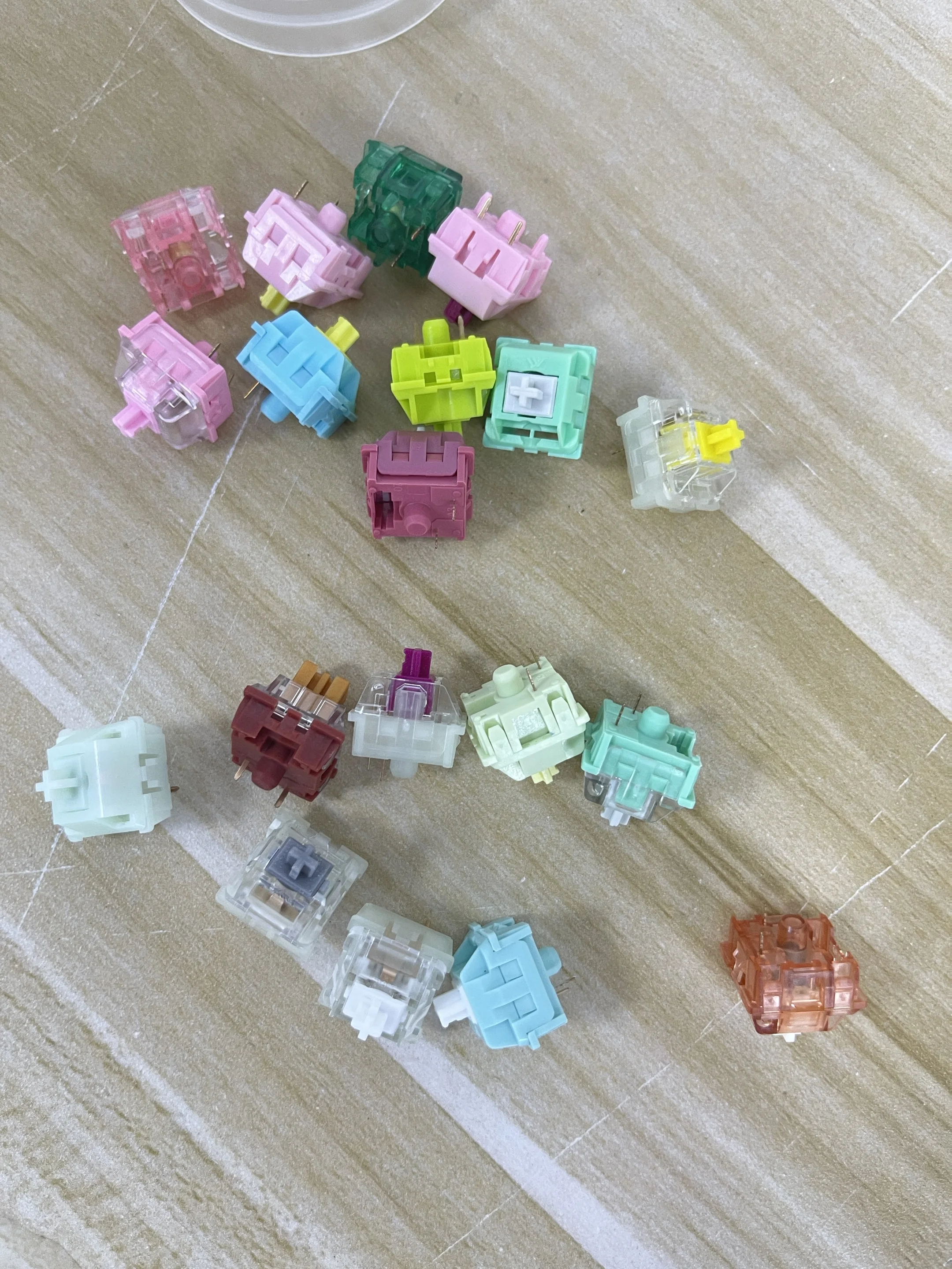 KTT Kang Gray Switch Tactile Switches 3Pin DIY Gamer Keyboard MX RGB ...