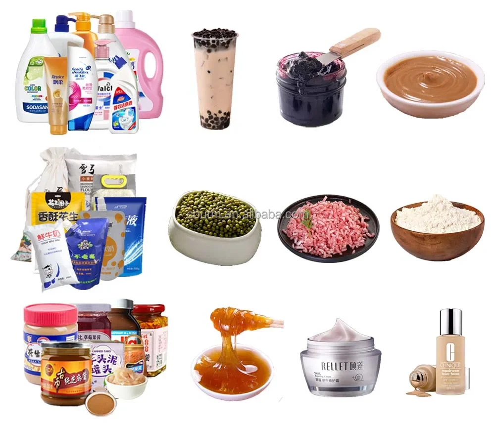 Semi Automatic Viscosity Garlic Paste Butter Syrup Oral Liquid ...