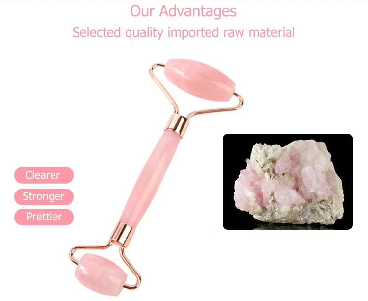 Pink Nephrite Gua Sha Massage Set - Anti Aging Therapy