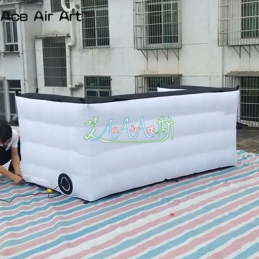 Custom Practical Inflatable Dj Bar Mini Booth With Colorful Led Lights ...
