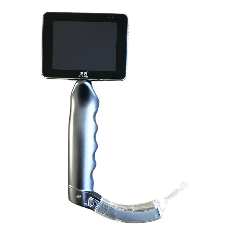 Portable Medical Anesthesia Visual Video Laryngoscope With Stainless ...