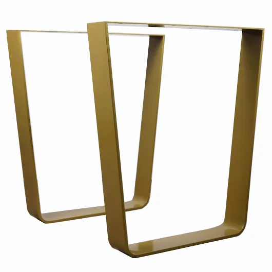 TRIUMPH Table Frame - U Shape Rose Gold Stainless Steel Legs