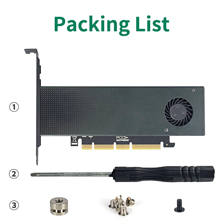 Uphere Nvme Pcie 4.0 Adapter M.2 Nvme Ssd To Pci Express Adapter With ...