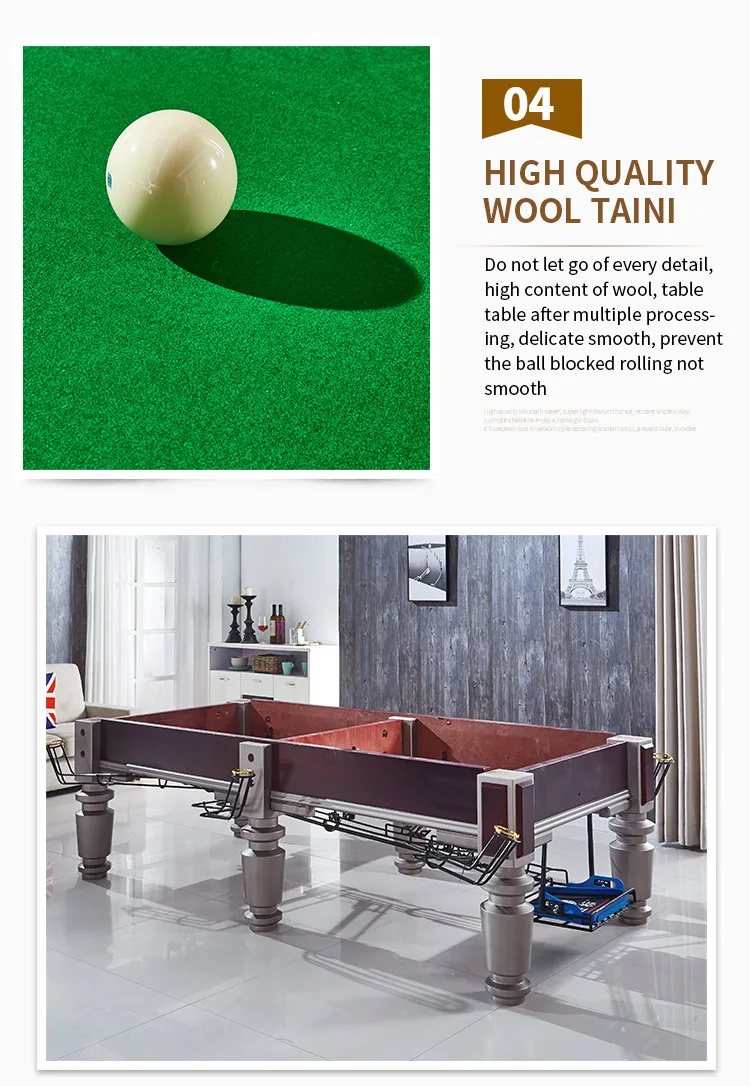 High Standard Production 2 In 1 Multi Game Table Outdoor Pool Table ...