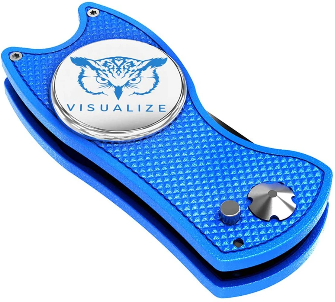 2 in 1 Stainless Steel Foldable Golf Repair Fork Tool with Custom Logo ...