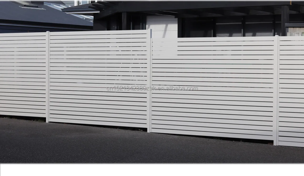 8 Ft Tall Privacy Fence - Durable Aluminum Garden Screening