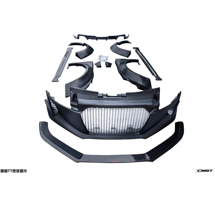 CMST style wide body kit for audi TT TTS 2008-2015 with front lip rear ...