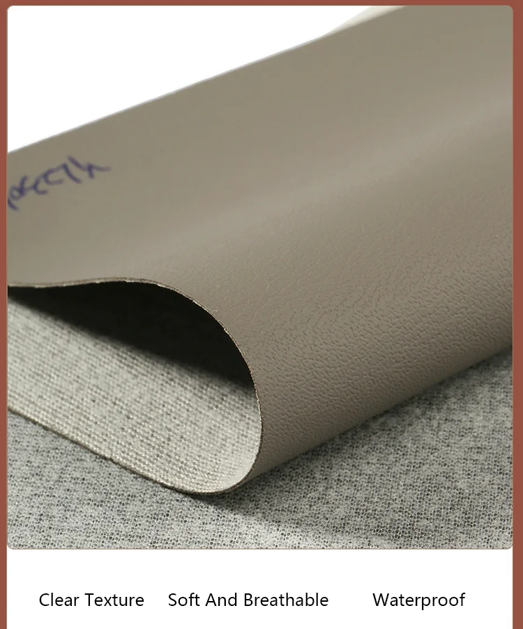 Waterproof Pvc Faux Leather Rolls Synthetic Embossed Synthetic Colorful ...