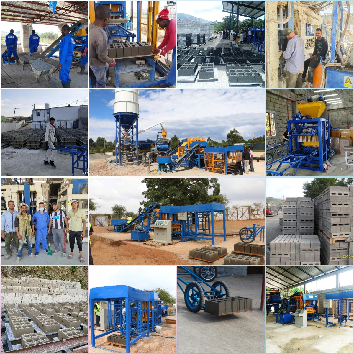 QT4-15 Clc Block Making Machine - High Efficiency Bricks