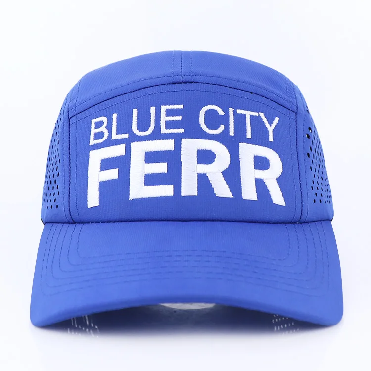 Qianzun Red Mesh Running Hat Nylon 5 Panel Quick Dry Windproof ...