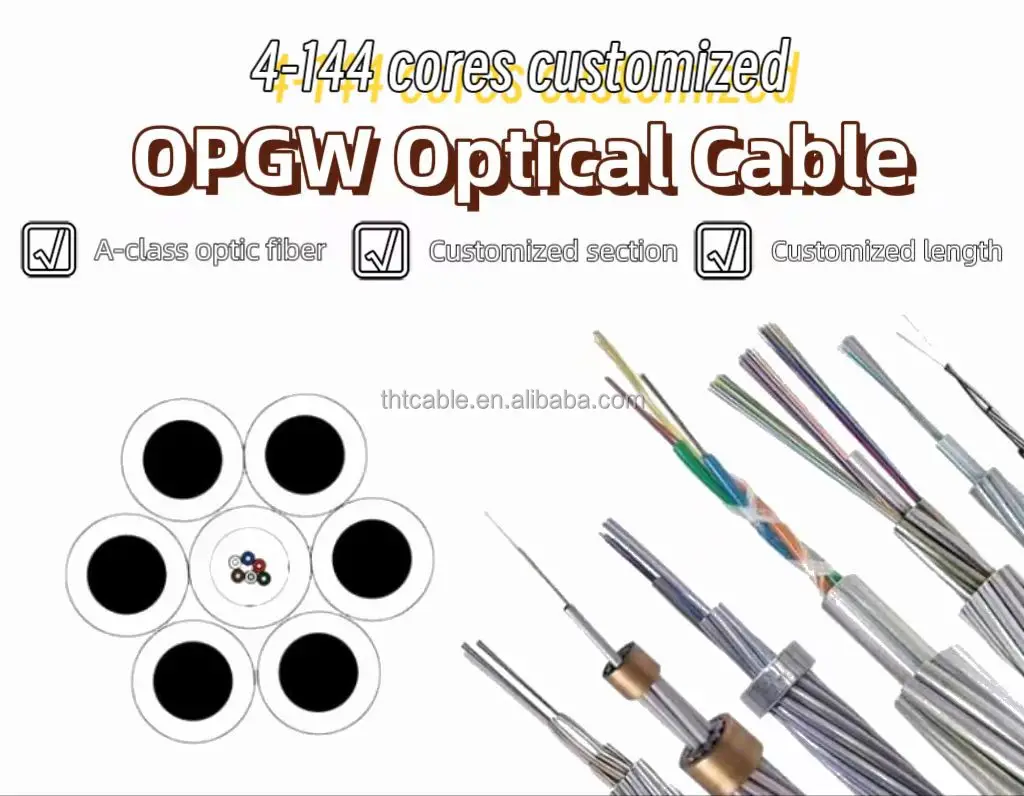 OPGW ADSS Fiber Optic Cable 24B1.3 - Reliable Telecommunication