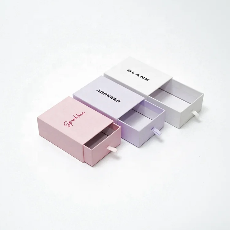 Luxury Branded Ribbon Pull Tab Box - Customized Jewelry Packaging