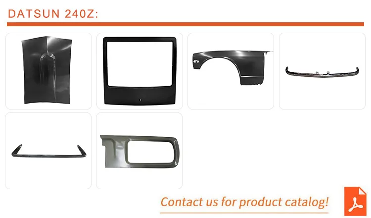 OEM Datsun 240Z, 260Z, 280Z Front Steel Hood Bonnet Cover Replacement ...
