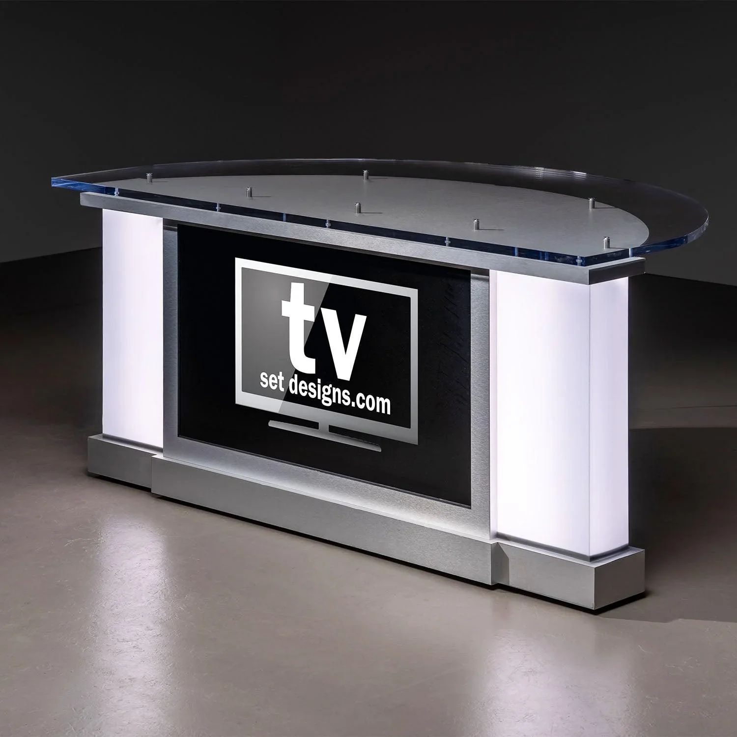 Custom Solutions Control Room Console Desk With Stand For Network ...