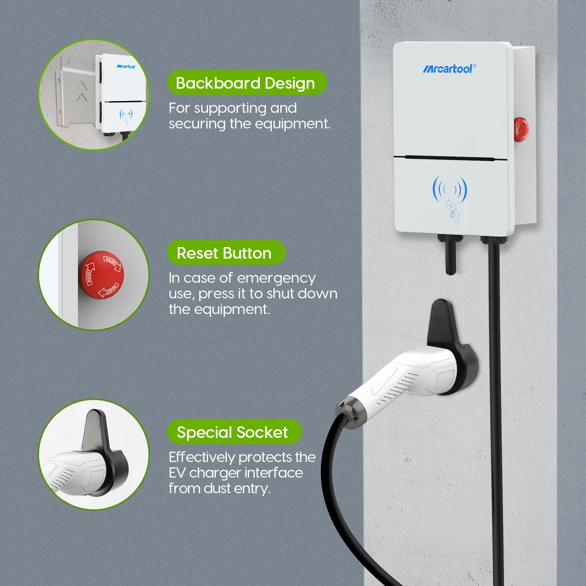 MRCARTOOL S310 Electric Box Car - Fast Charge 7KW Ev Charger