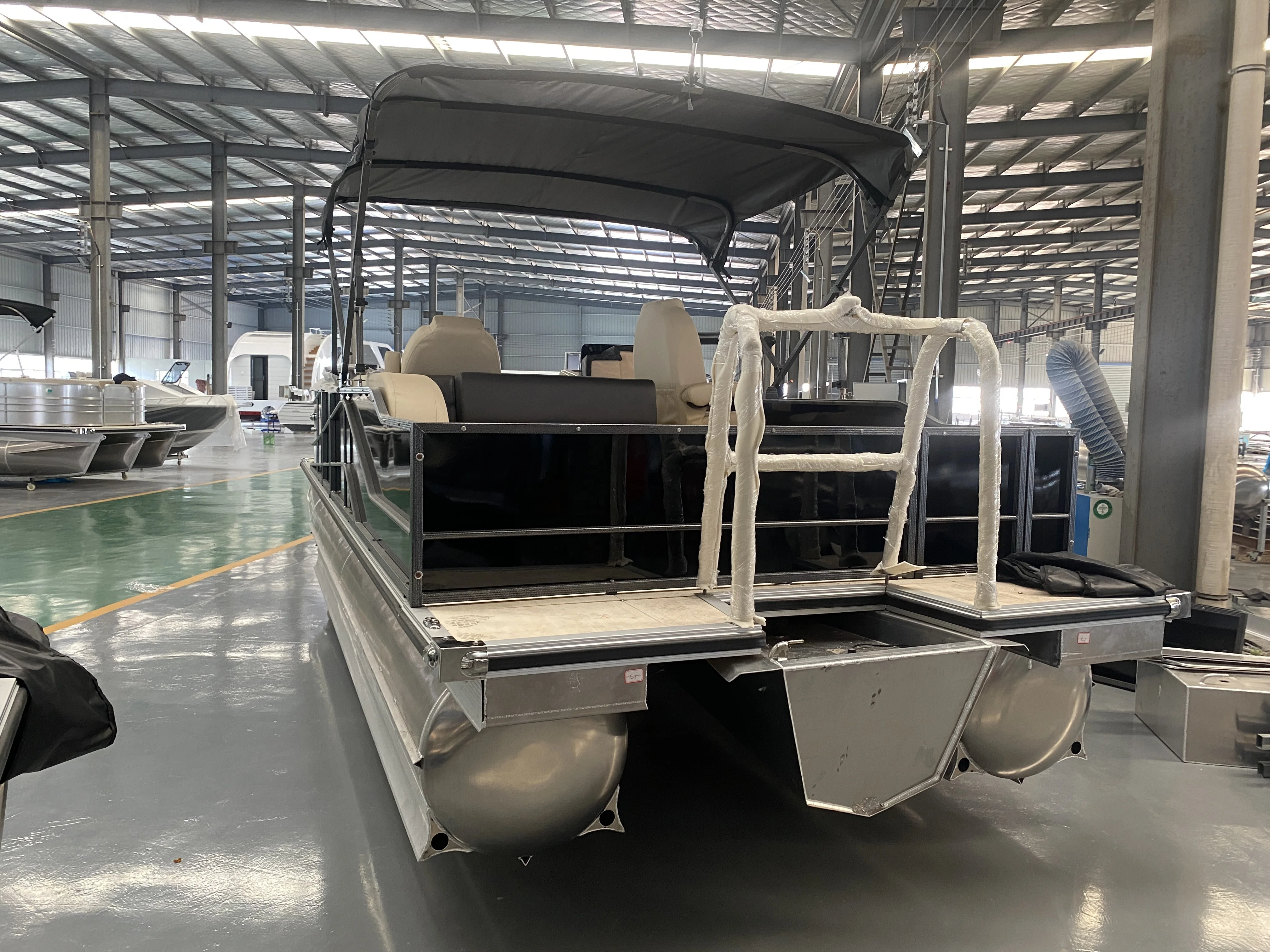 30ft 9m Luxury Aluminum Fishing Boat Lakes & Rivers Cruising with ...