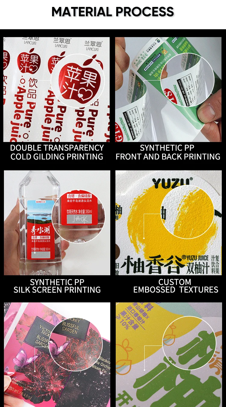 Premium CMYK Preprint Skincare Packaging Bottle Label Stickers| Alibaba.com