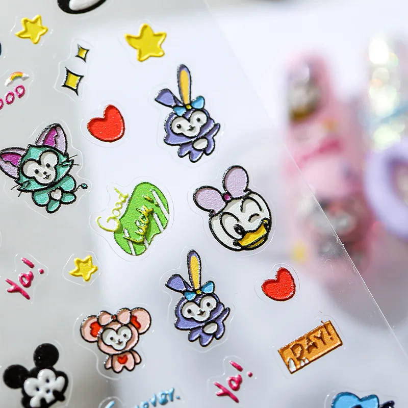 Cartoon Linabell Stellalou Donald Daisy Design Semi Cured Wraps Cute ...