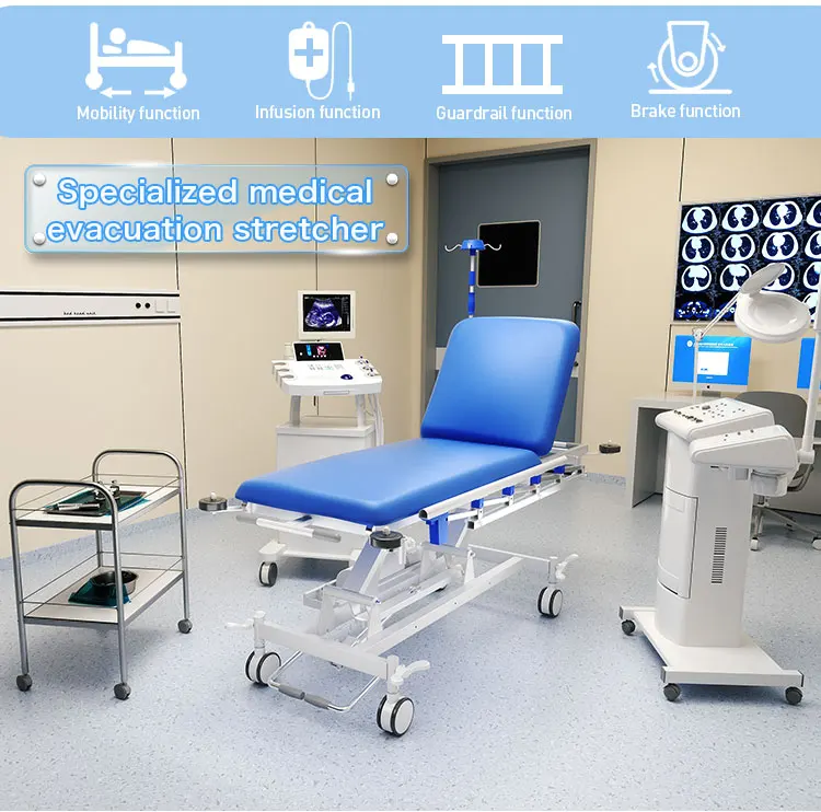 Manual Medical Emergency Transfer Stretcher For Operating Room Hospital ...