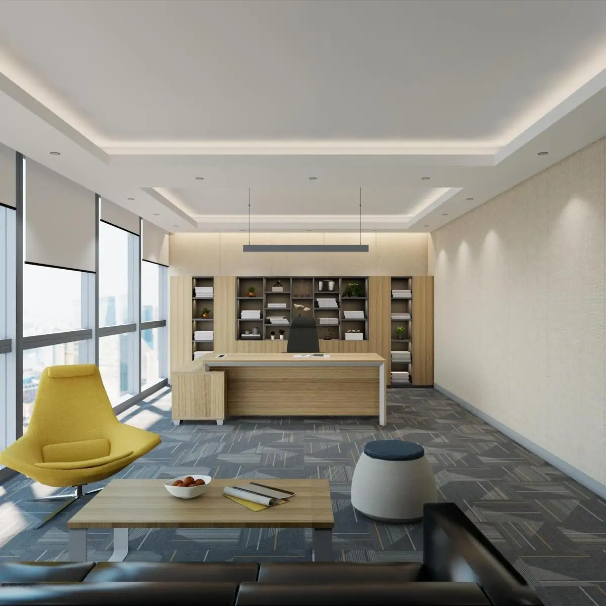 ceo office desk height adjustable boss table for wireless luxury set ...