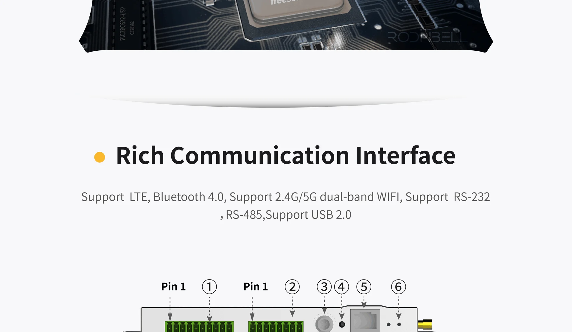 Rs232 Rs485 Rfid Reader 8 Port Reader Impinj R2000 Long Reading Range ...