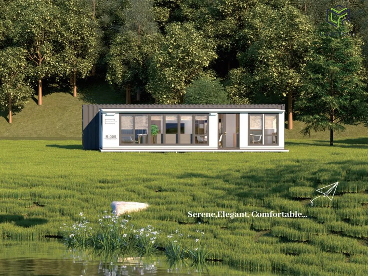 Luxury Expandable Container House - High End Steel Structure