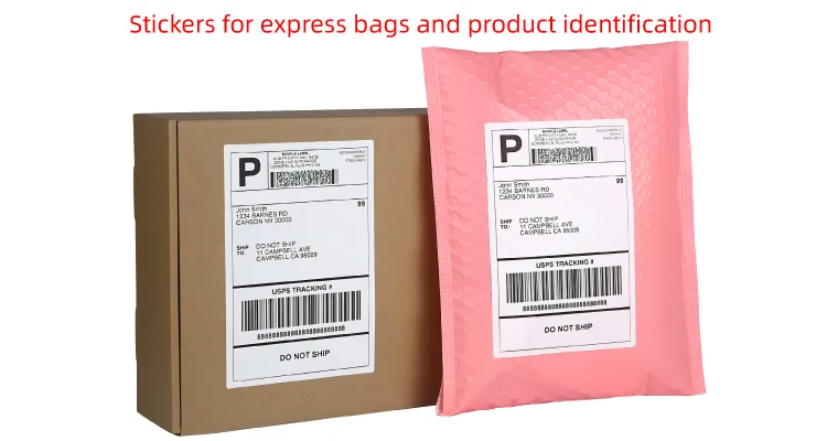 Adhesive Printer Thermal Sticker 4x6 Inches Waterproof Fold Direct ...