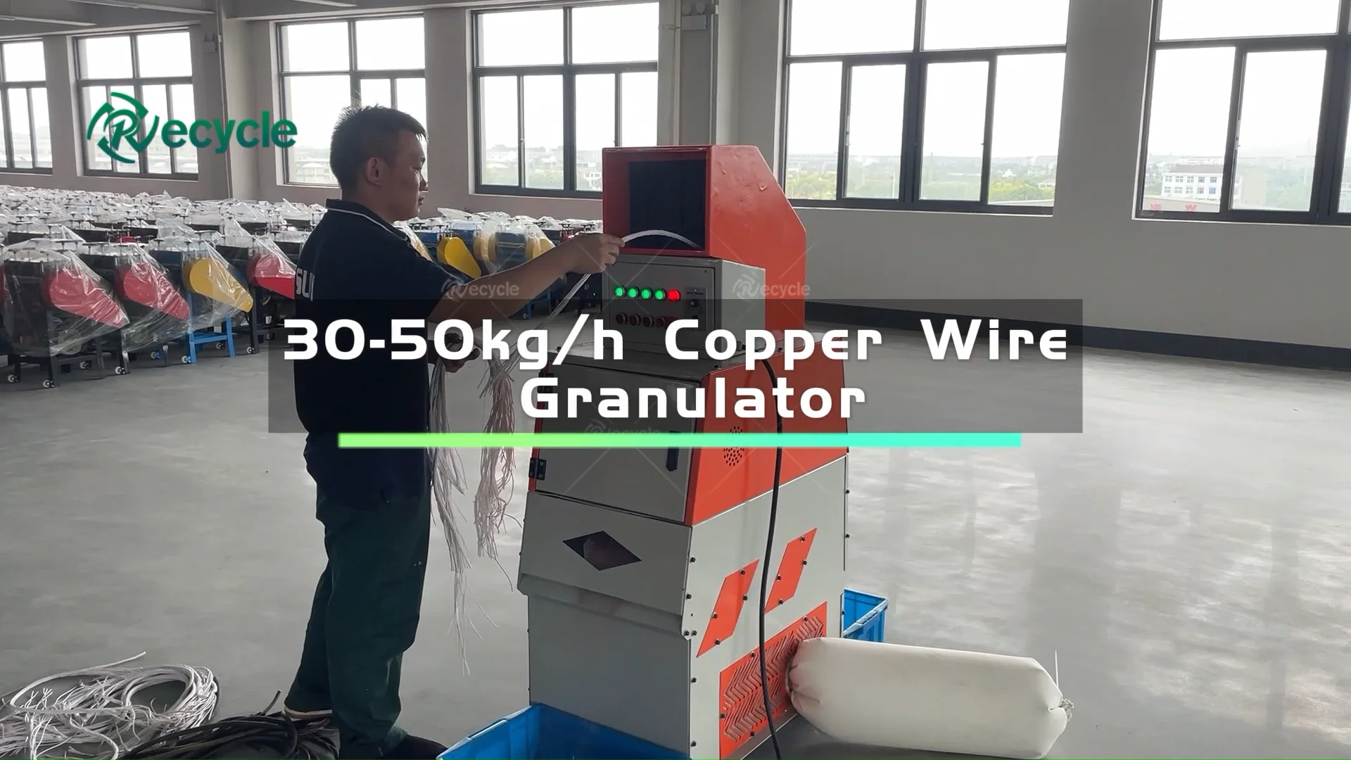 Small Investment Waste Copper Wire Granulator Cable Recycling Machine ...