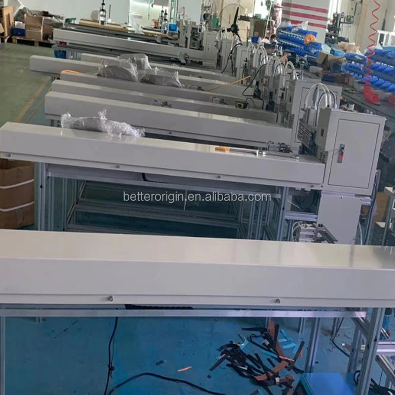 Labor Saving Velcro Tape Cutter Machine With Material Pulling And ...