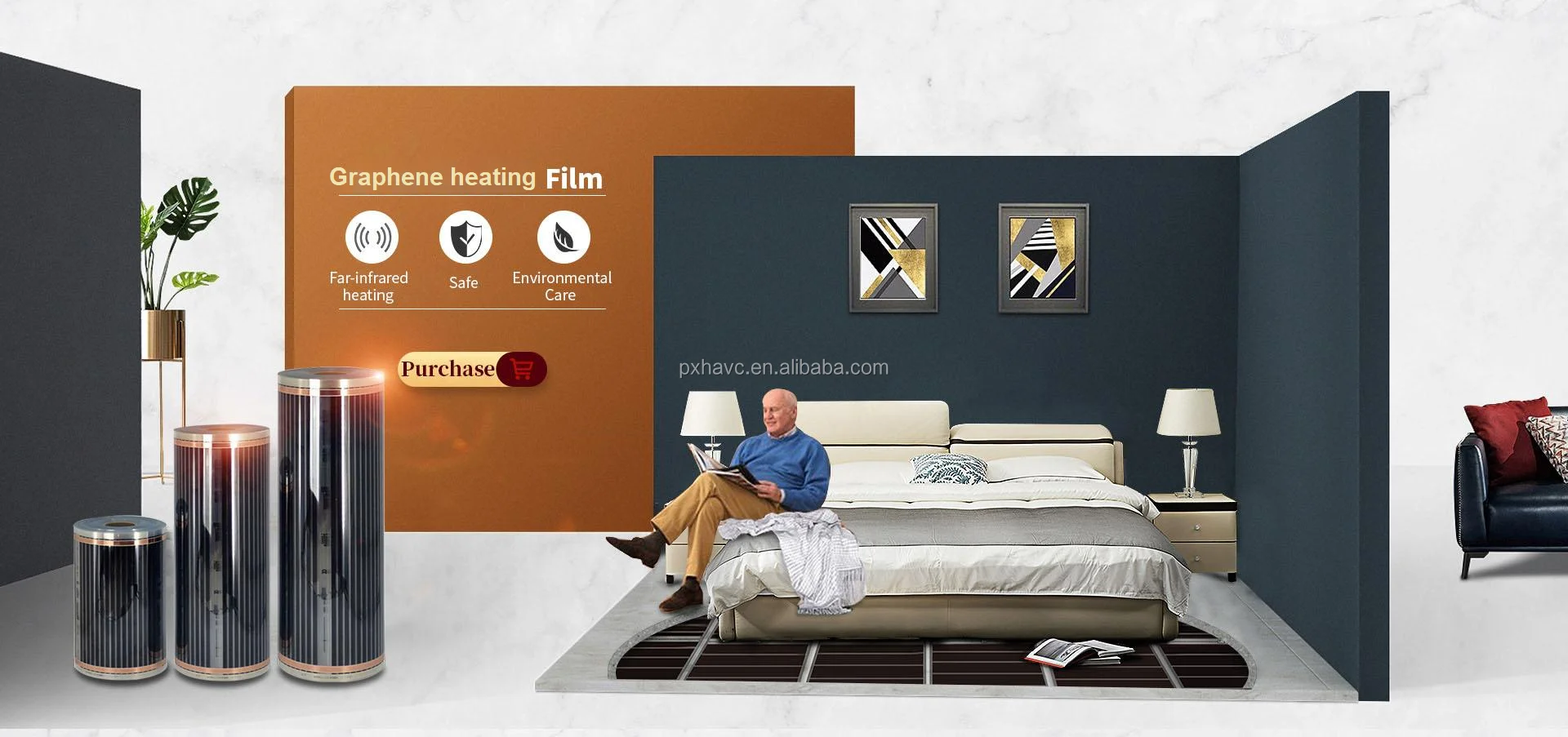 Thin Carbon Fiber Sheets for Efficient Floor Heating