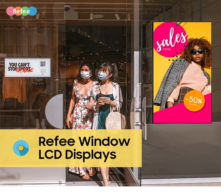Double Sided High Brightness Digital Signage Commercial Ads Display ...