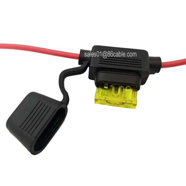 Inline Maxi 10 Gauge AWG Tin Plated Copper Fuse Holder Waterproof 12V ...