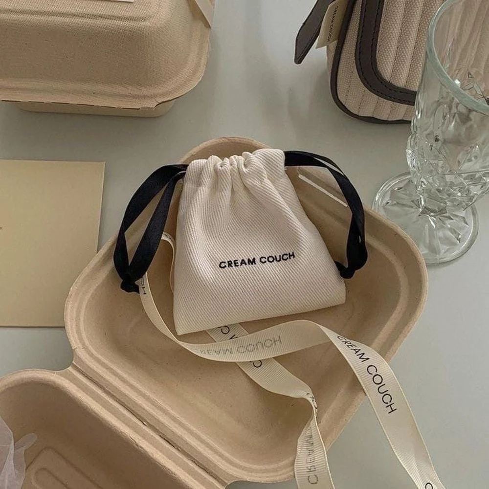 Small Medium Large Suede Rectangular Pouches Jewelry Gift Packaging ...