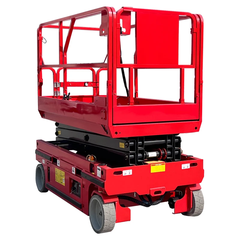 2024 new materials small electric manlift aerial work platform scissor ...