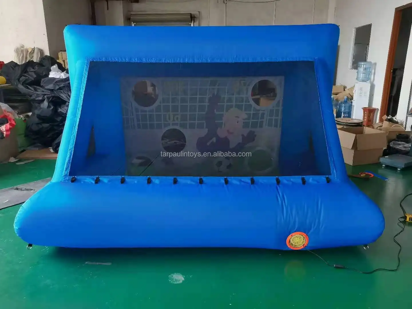 Customized Inflatable Soccer Goal Speed Cage - Fun & Easy Setup