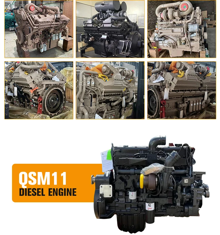Genuine Cummins QSM11 375hp Diesel Engine - New Condition